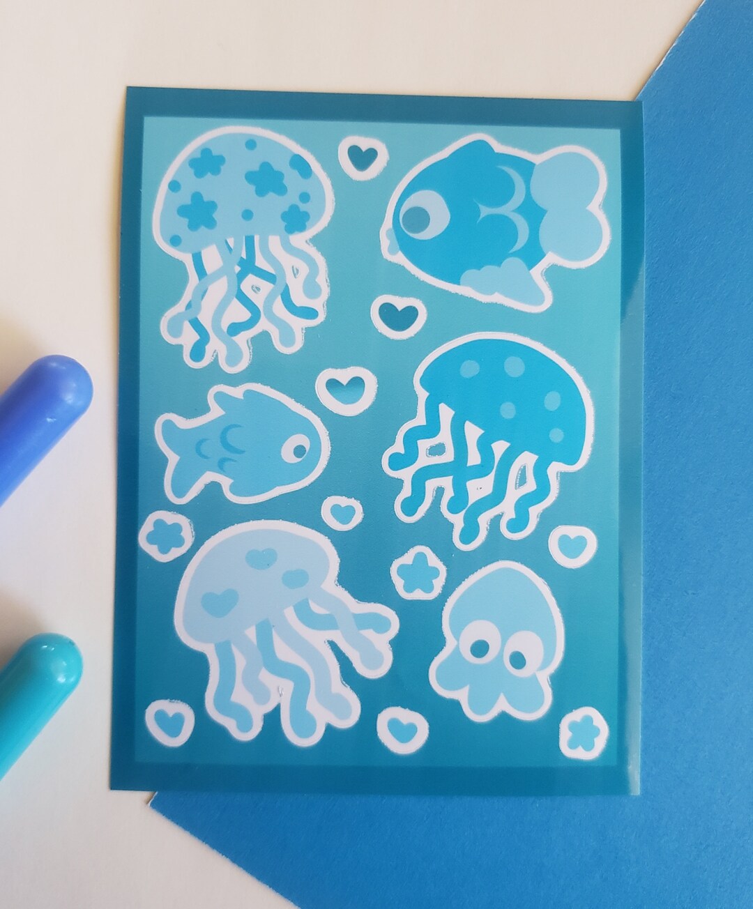 Under-the-sea Sticker Sheet - Etsy