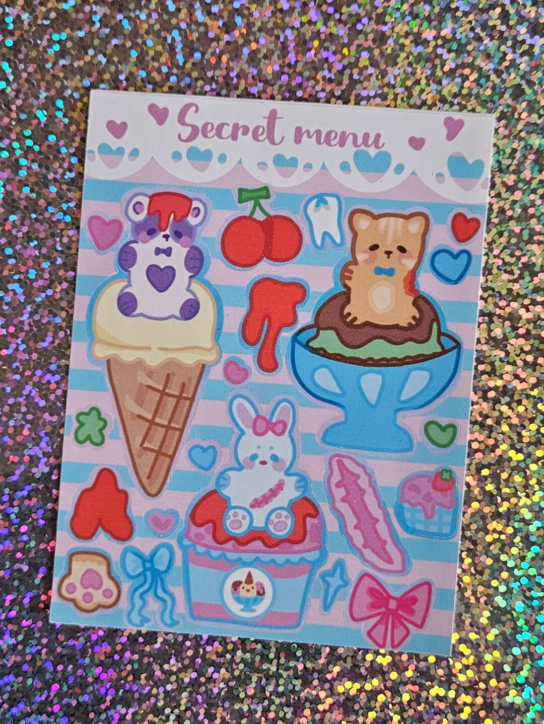 Secret Menu Sticker Sheet! - Etsy