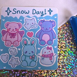 Snow Day Sticker Sheet! - Etsy