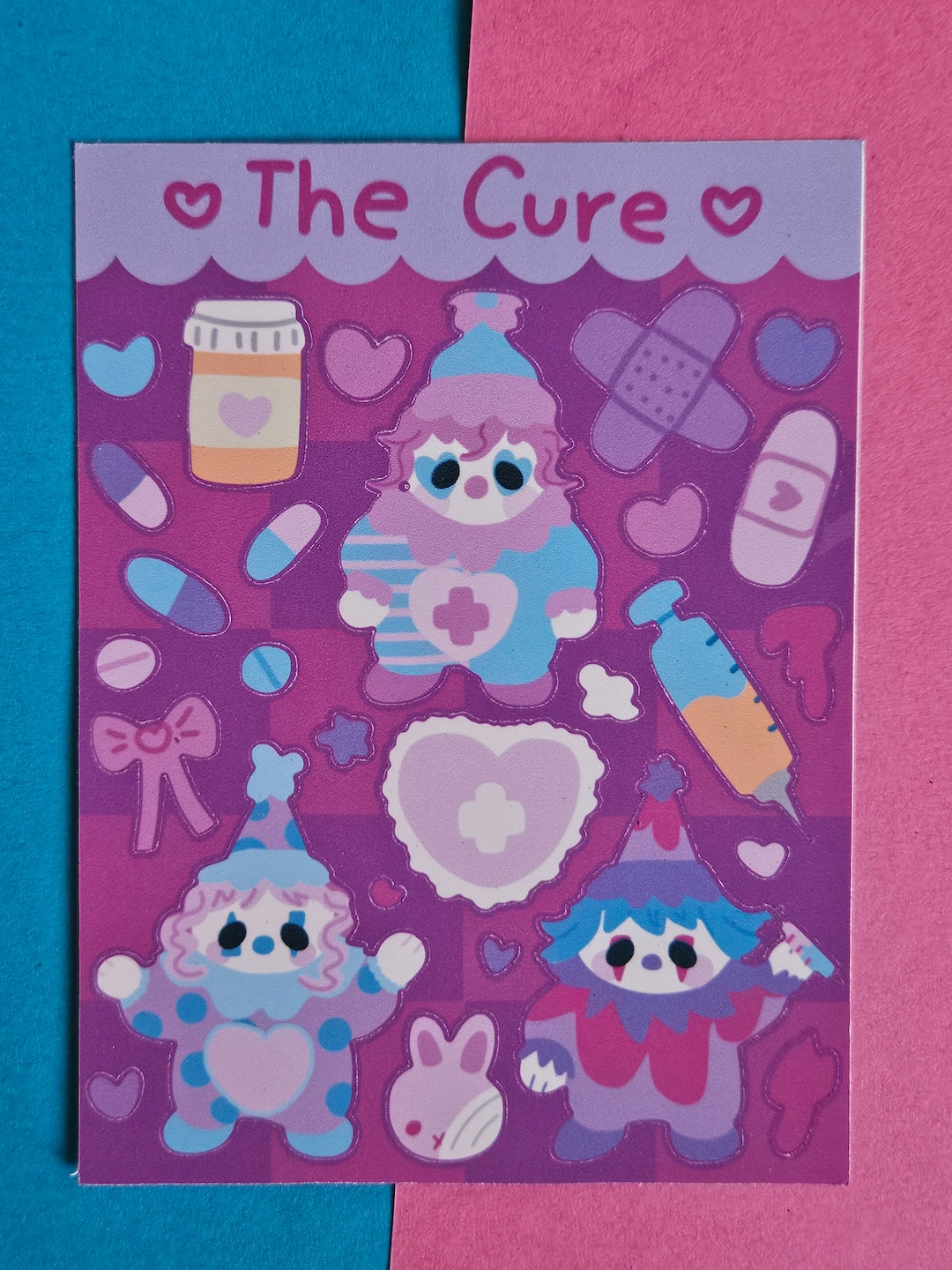 The Cure Sticker Sheet! - Etsy