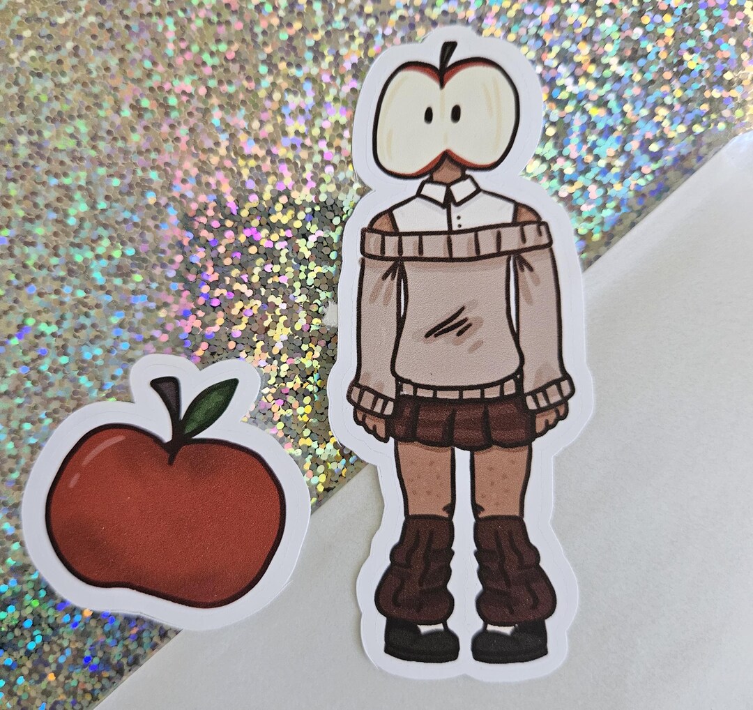 Weirdcore Apple Sticker Set - Etsy