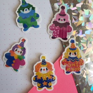 Holographic Clowns Sticker Pack! - Etsy