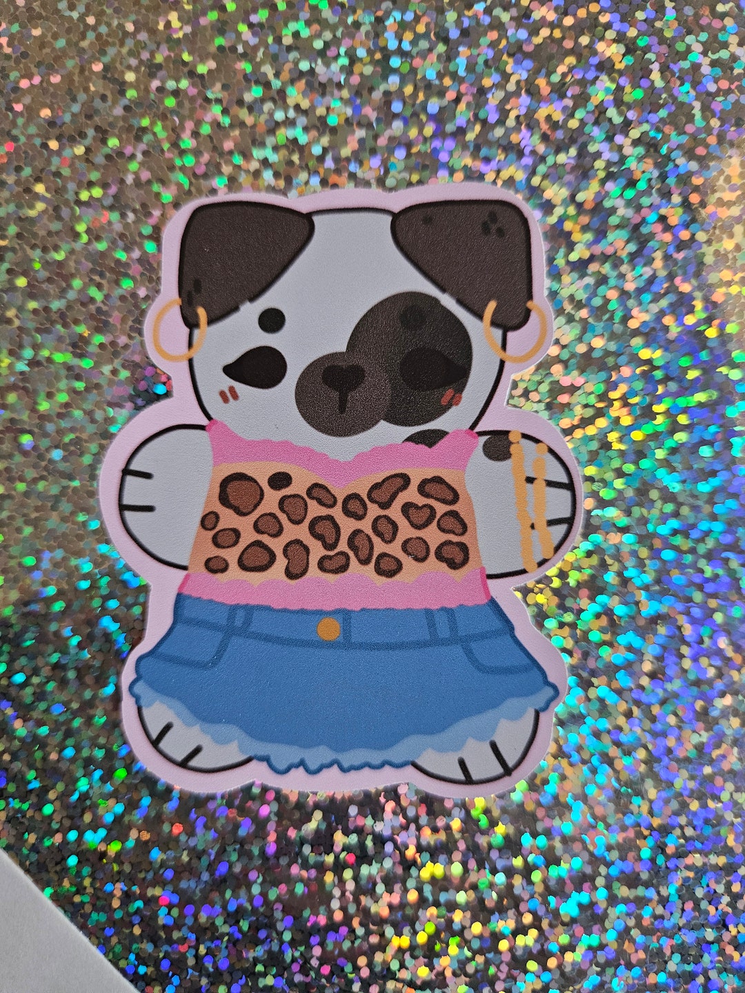 Y2K Dog Critter Sticker - Etsy