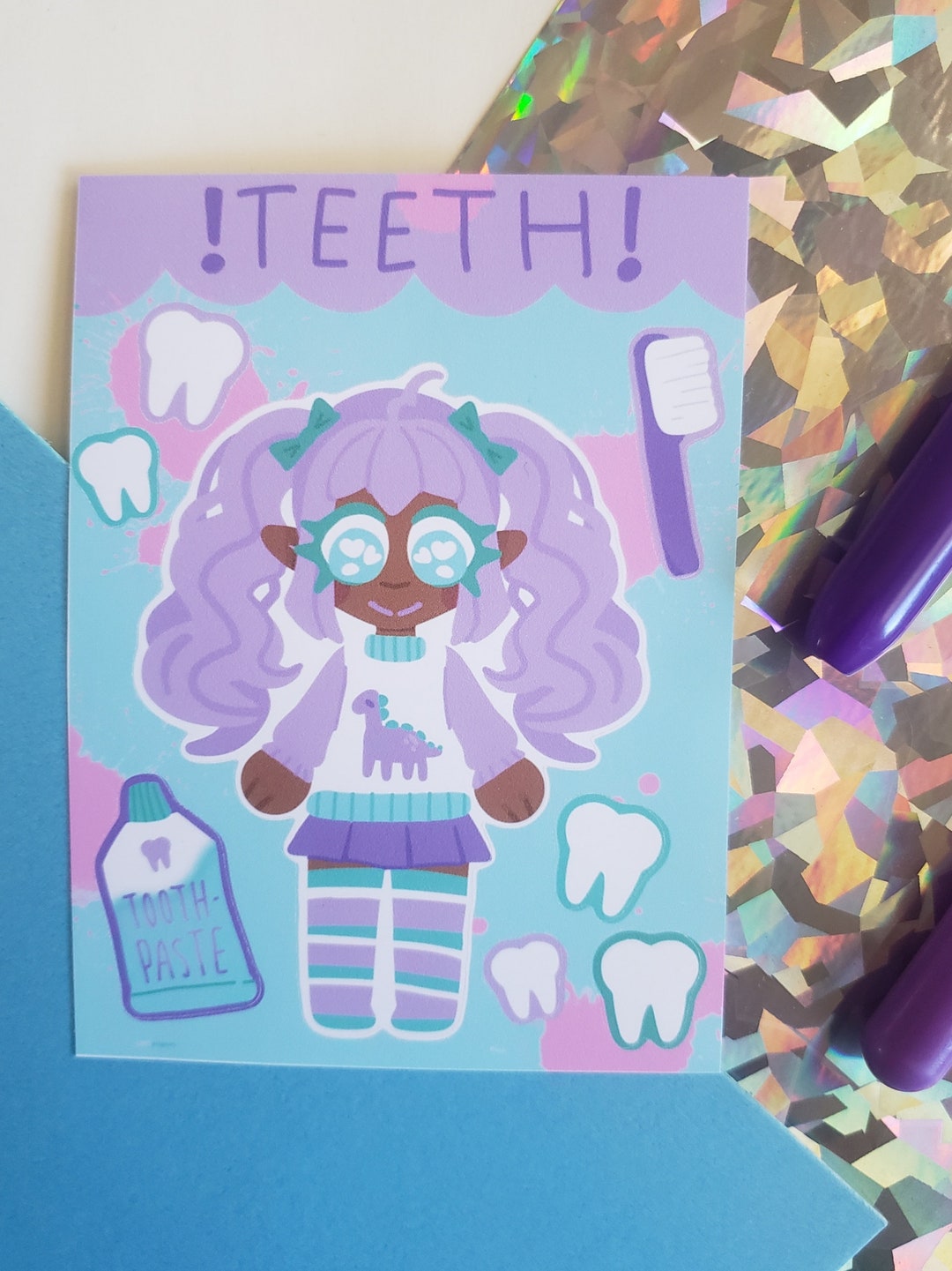 Teeth Sticker Sheet! - Etsy