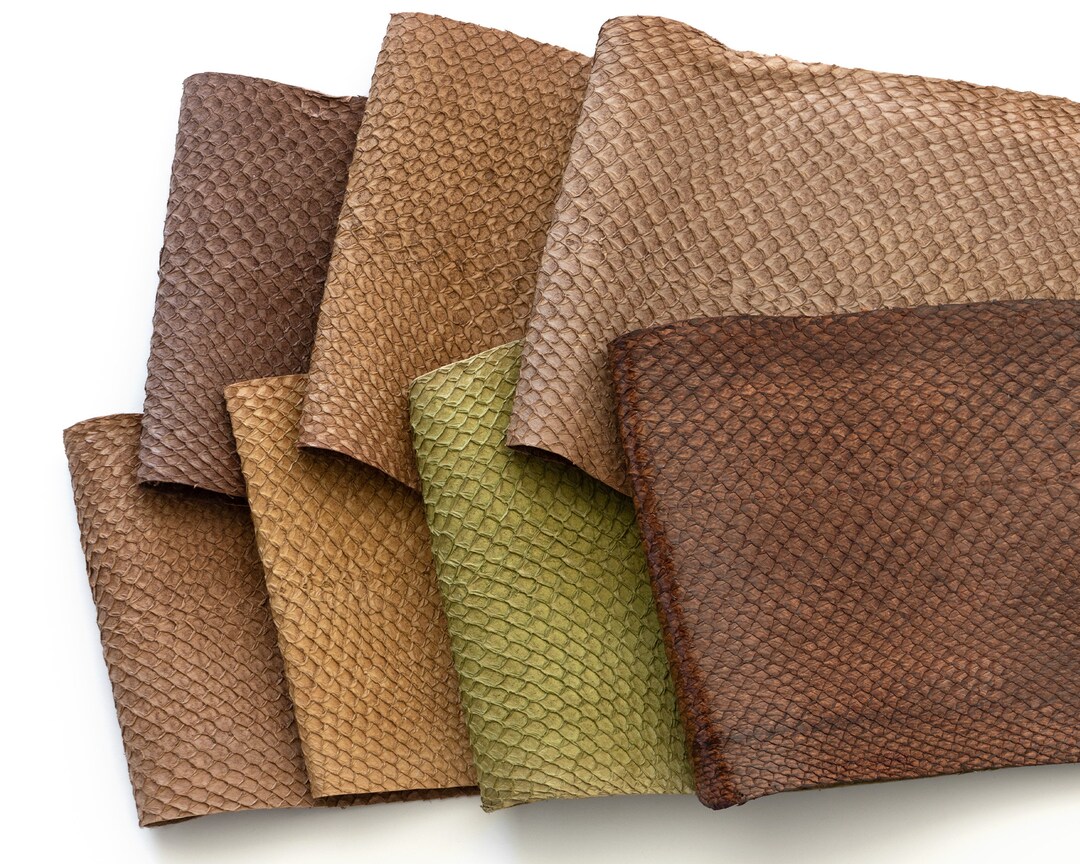 Salmon Fish Leather of Different Colors - Etsy