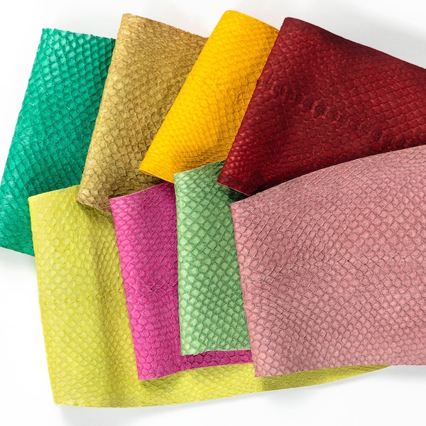 Green Fish Leather - Etsy