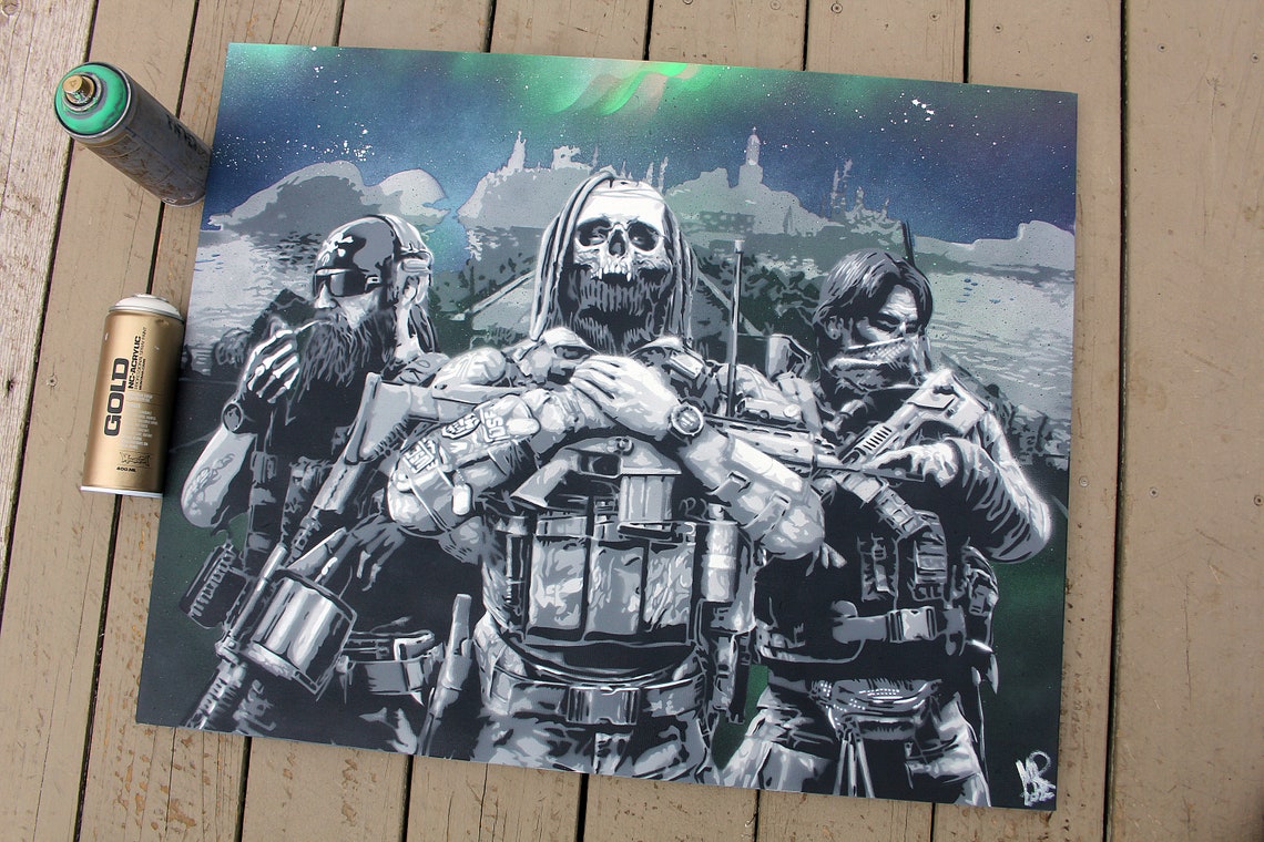 Goon Squad Escape From Tarkov Spray Painting - Etsy Hong Kong