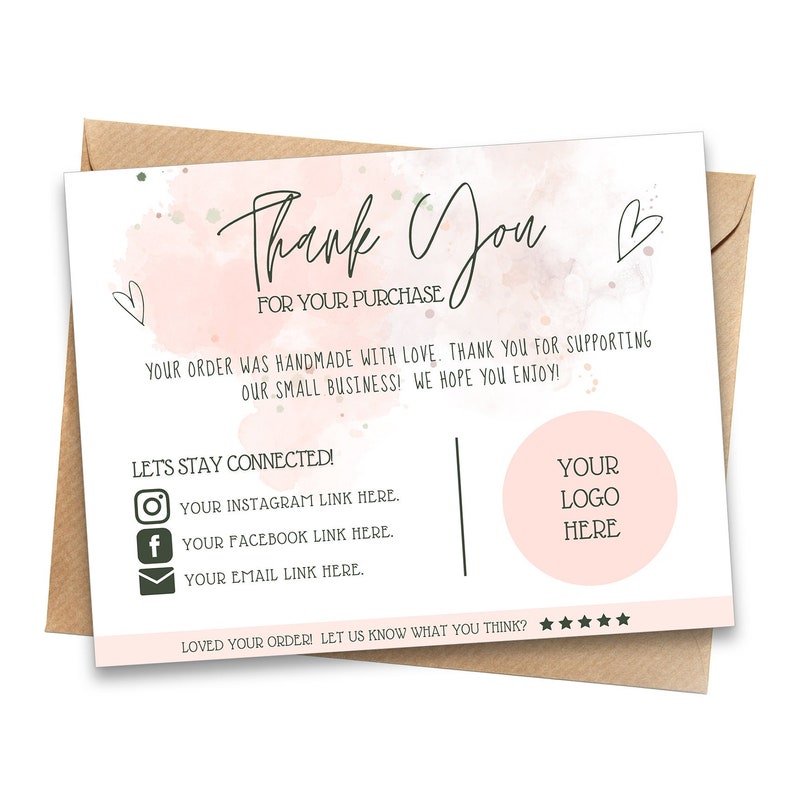 Package Insert - Etsy