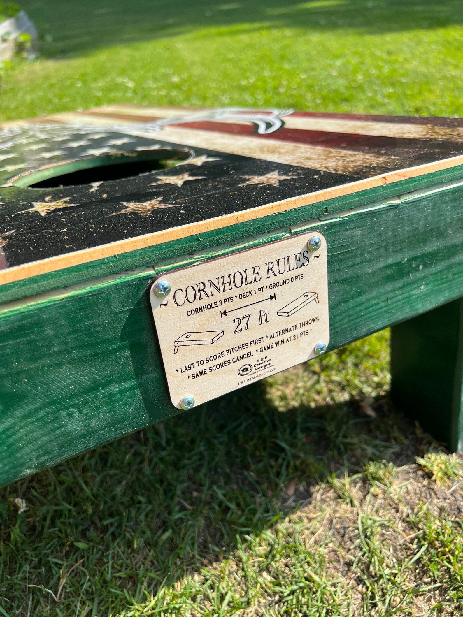 Cornhole Board Game Rules - Game Tag - Etsy