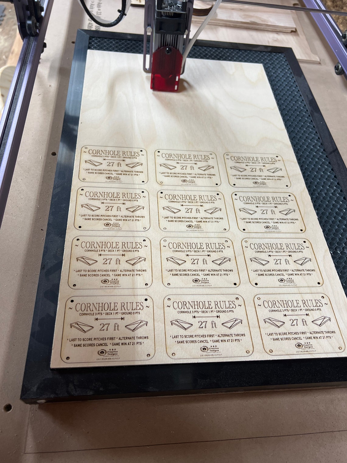 Cornhole Board Game Rules - Game Tag - Etsy