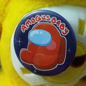 Amogus Baby Button - Etsy