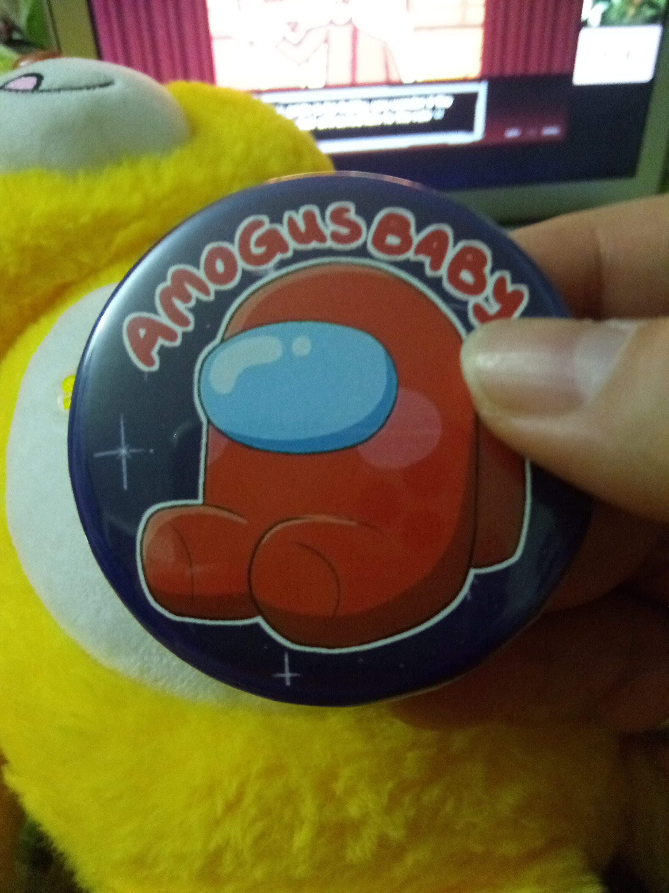 Amogus Baby Button | Etsy