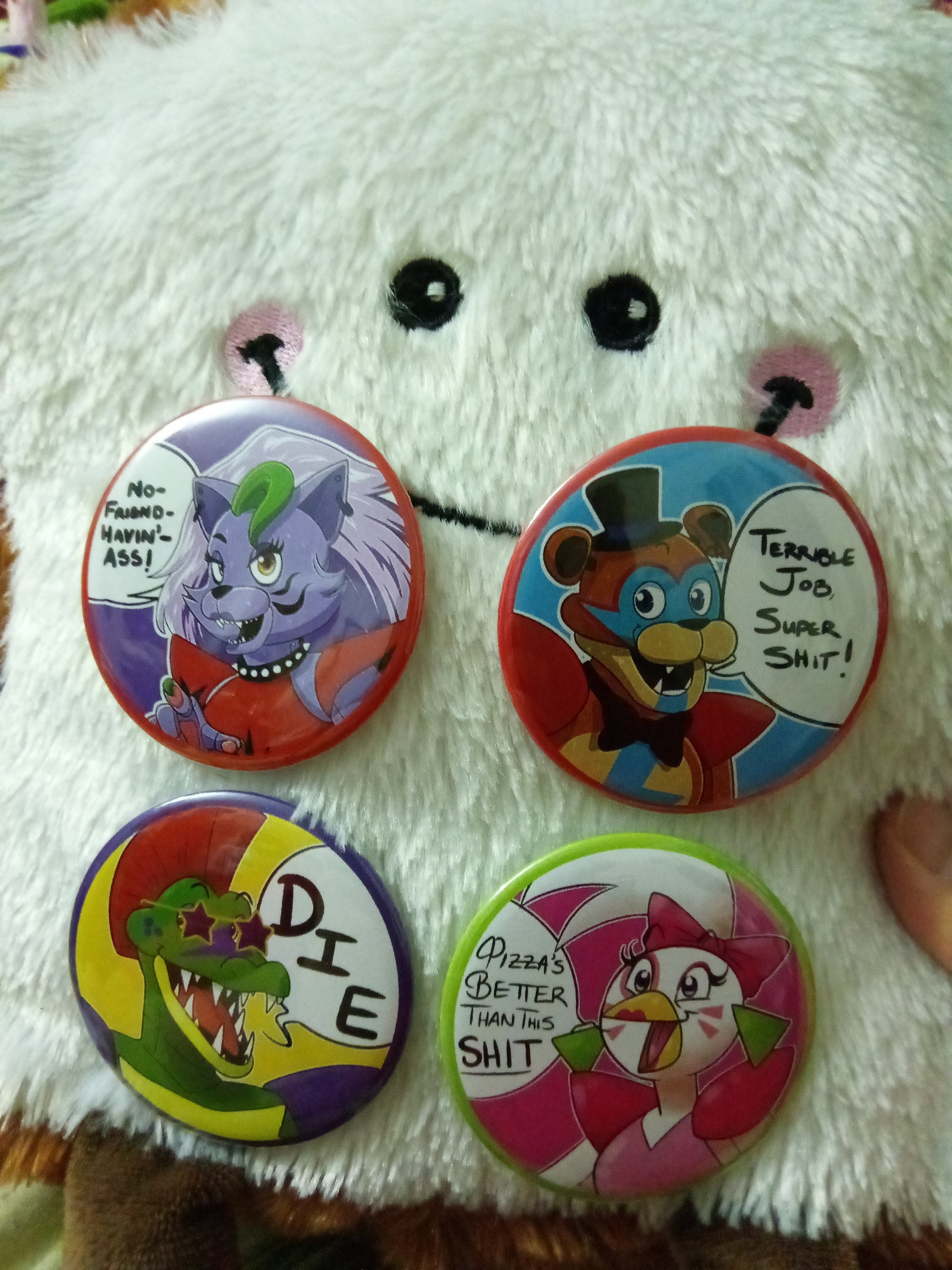 FNAF Security Breach Buttons - Etsy