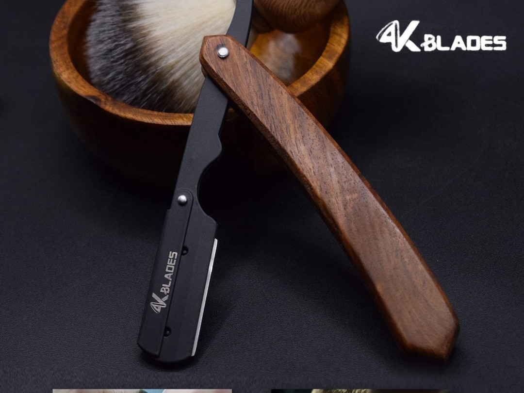 Personalize Straight Edge Razor Cut Throat for Men & Barber - Razor for ...