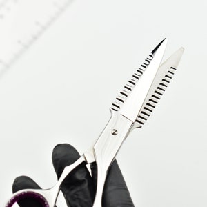 FISHBONE RAZOR SHEAR Personalize Hair Cutting Scissor Professional ...
