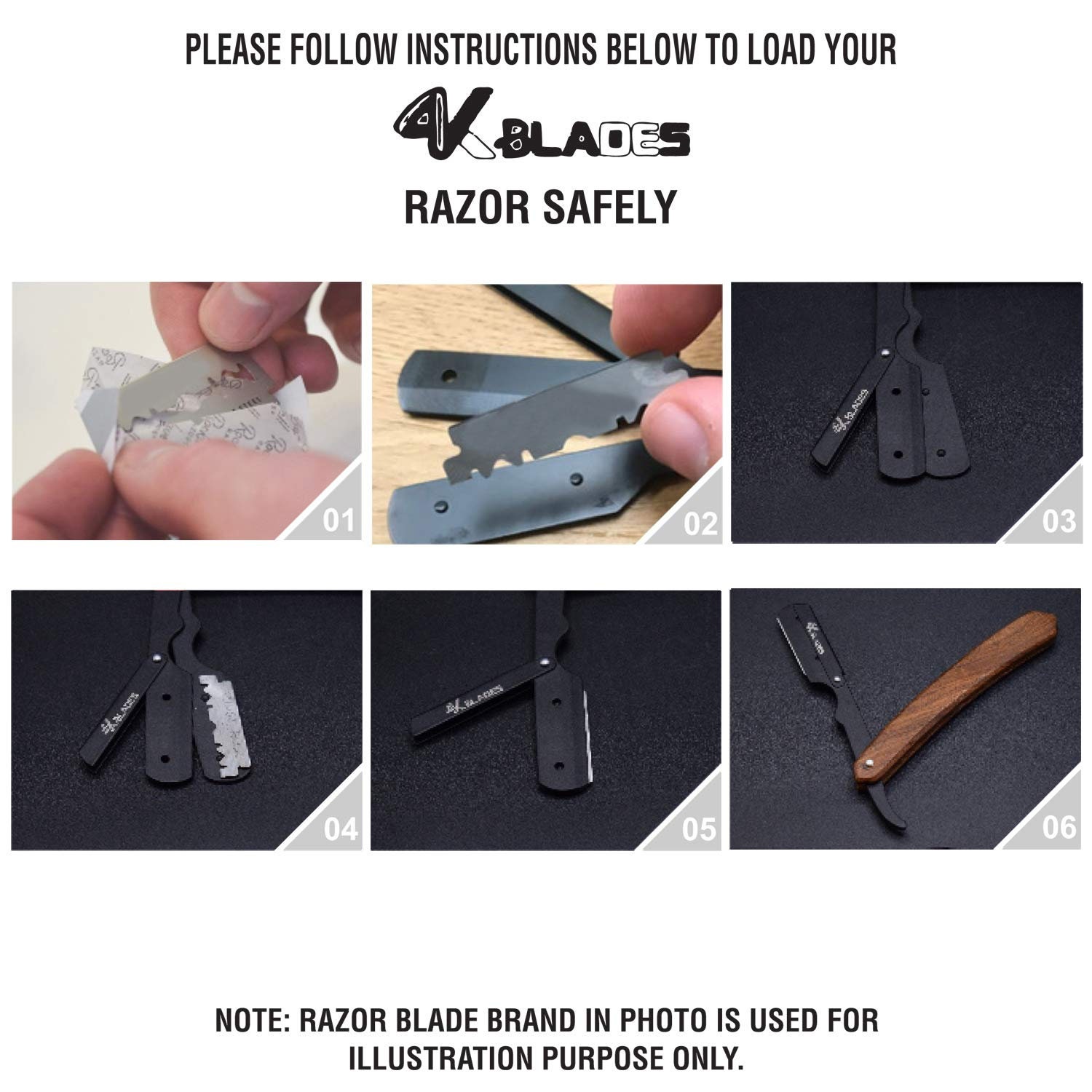 Personalize Straight Edge Razor Cut Throat for Men & Barber - Razor for ...