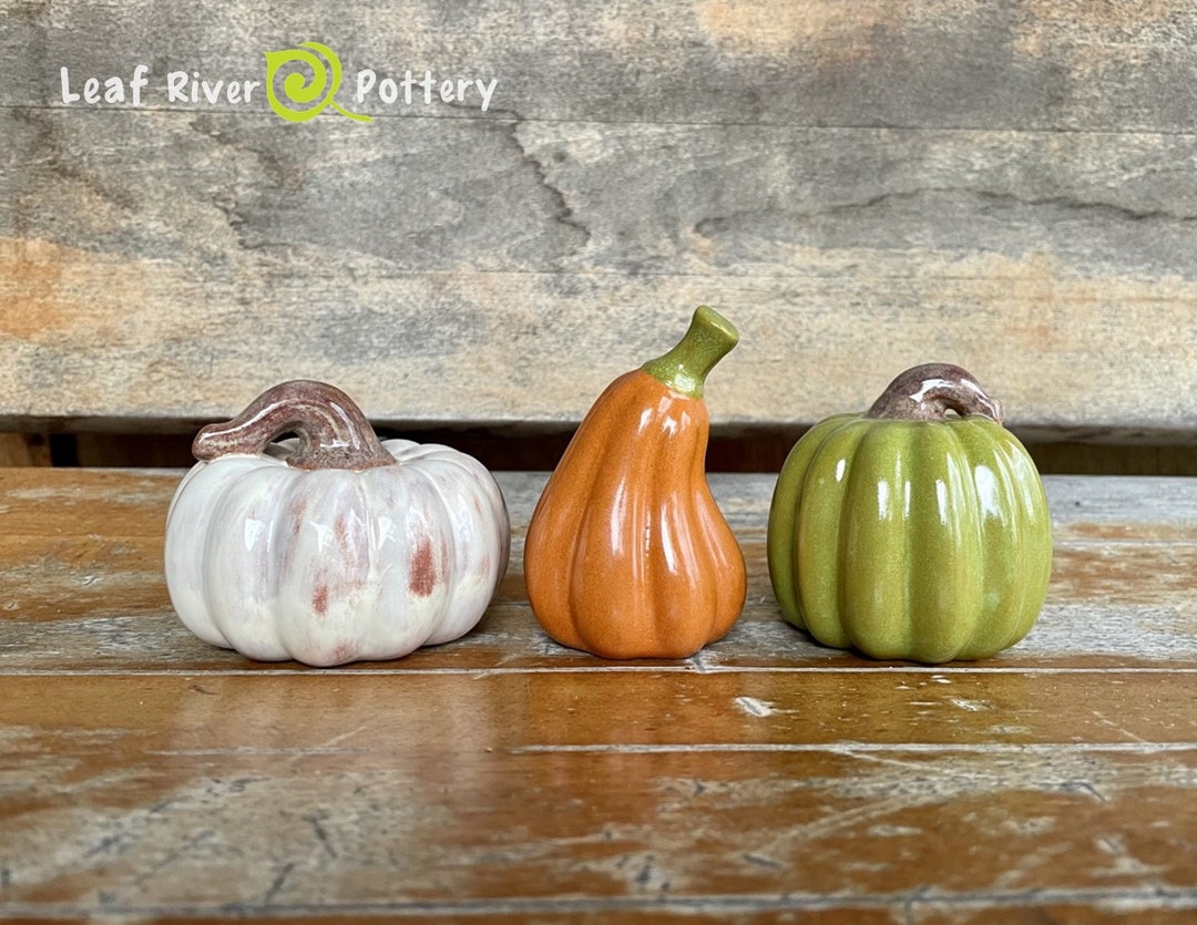 Lil Ceramic Gourds - Set of 3 - Etsy