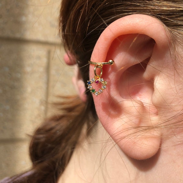 Heart Ear Cuff - Etsy