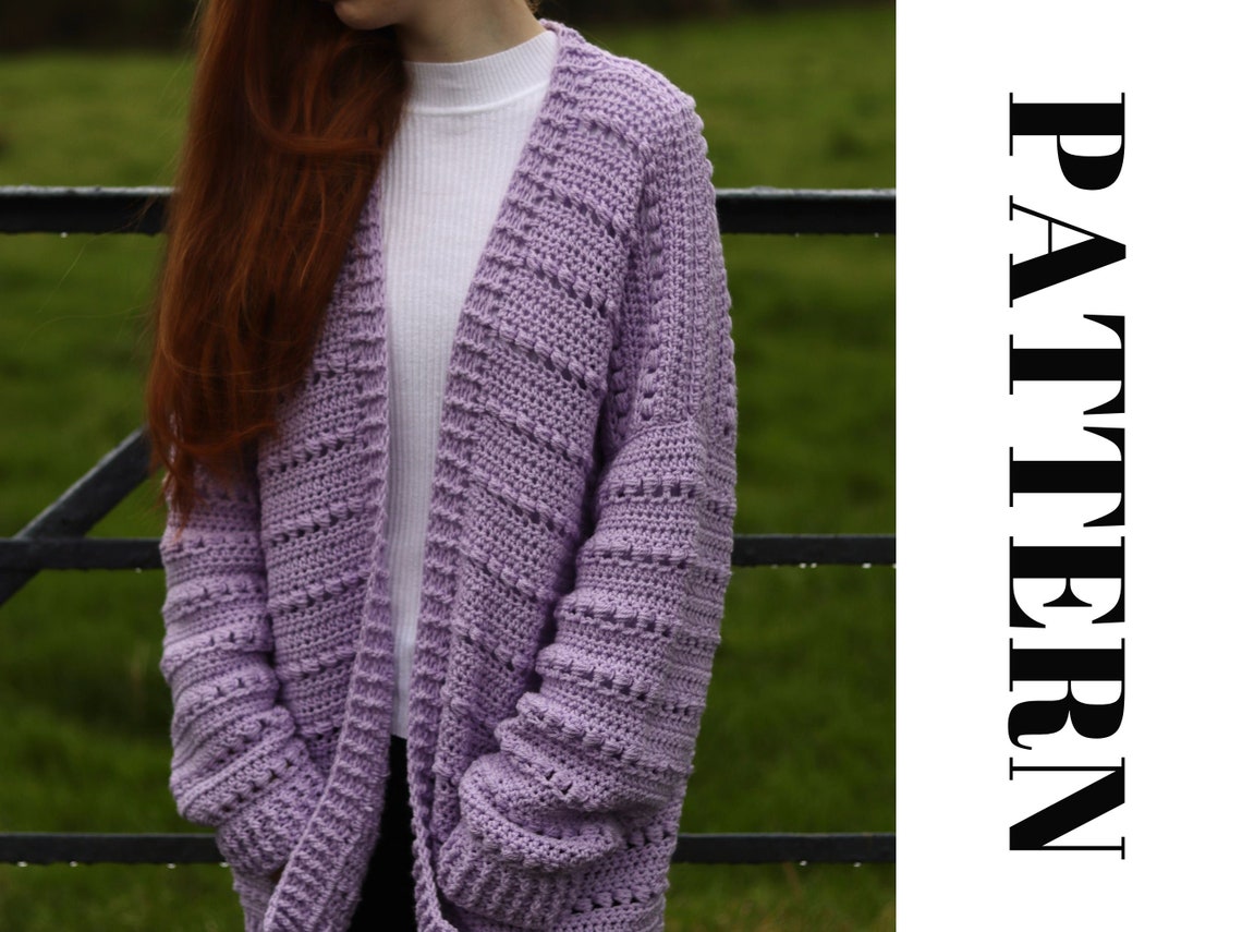 CROCHET CARDIGAN PATTERN - Etsy Ireland