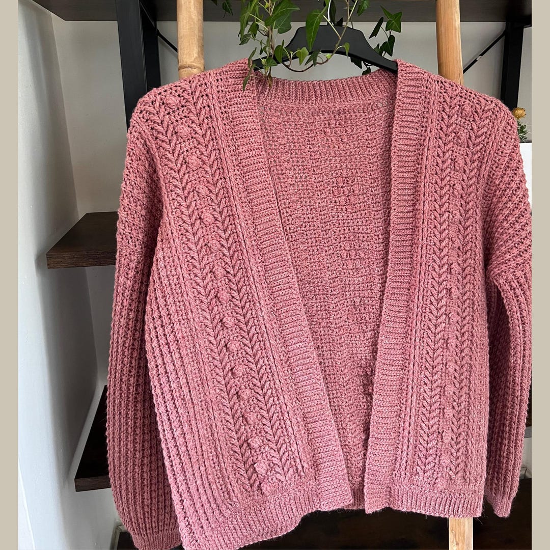 CROCHET Bobble Cardigan Pattern INSTANT DOWNLOAD - Etsy