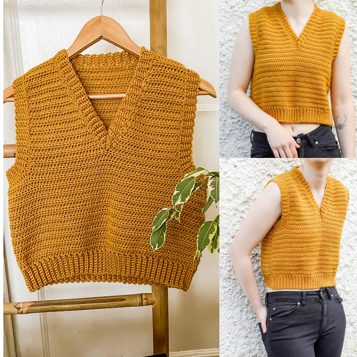 Crochet Vest Top Pattern INSTANT DOWNLOAD - Etsy