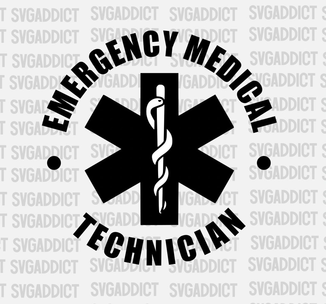 EMT SVG! EMS Emergency Medical Technicial Digital Files! Make Your Own ...