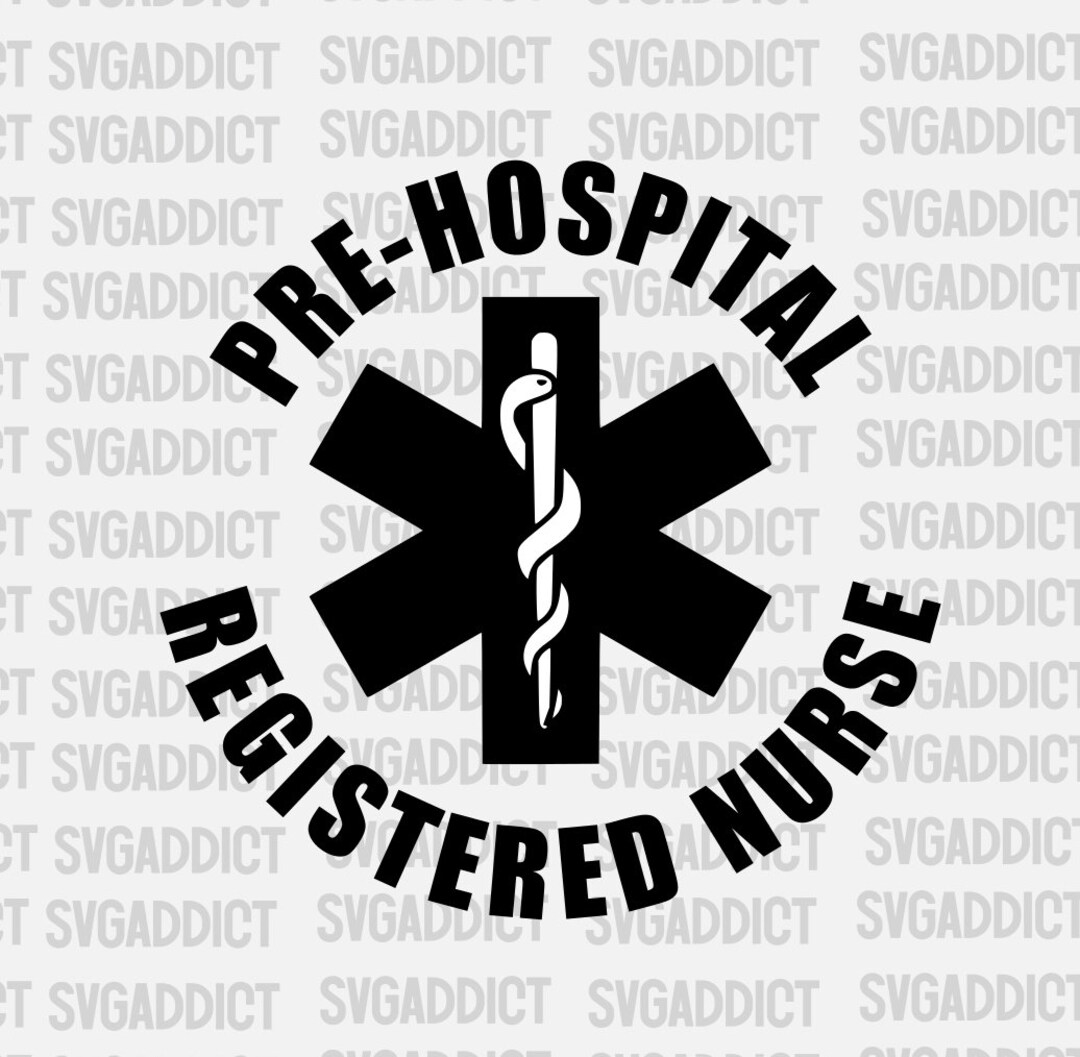 PHRN/EMS SVG! Digital File for Emergency Medical Personnel! Use With ...