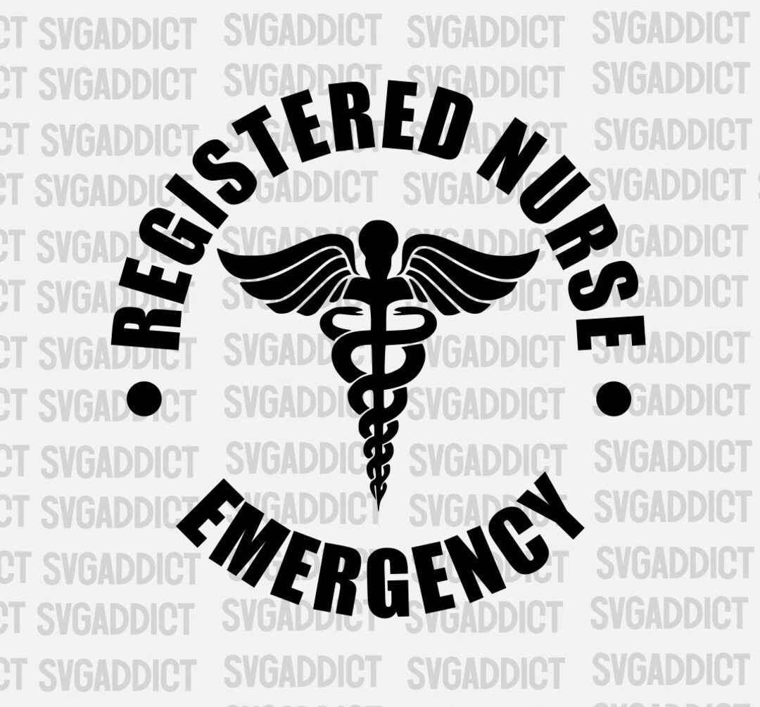 Emergency Dept RN SVG! Digital Files for Emergency Room Personnel! - Etsy