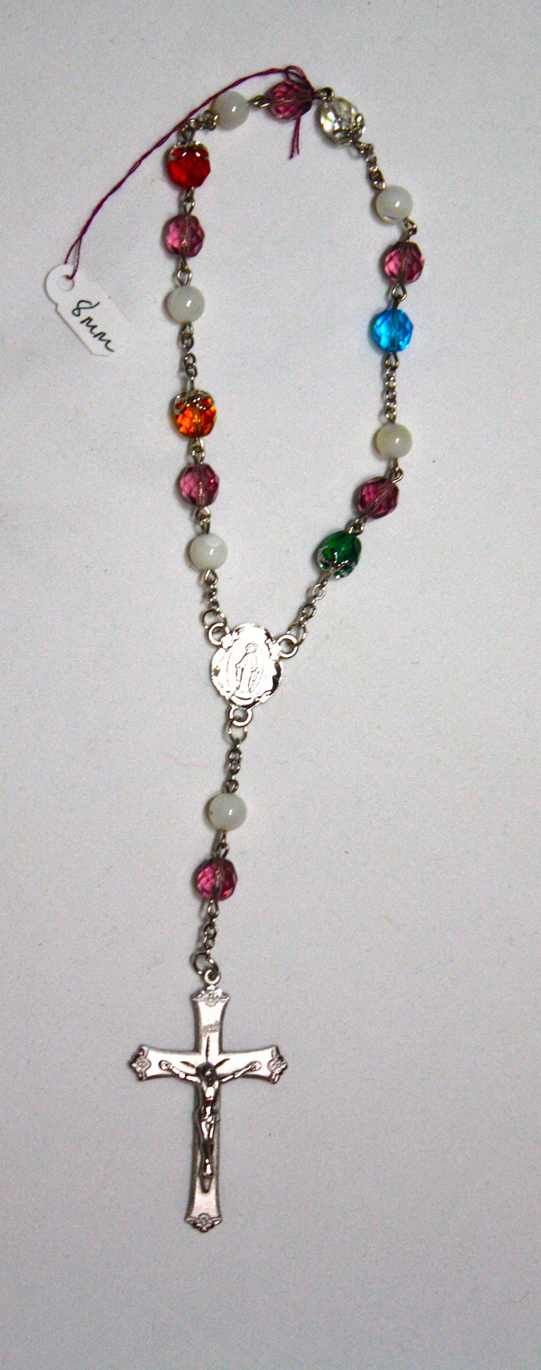 Silver Filled 8mm Capped Chaplet of Light - Etsy
