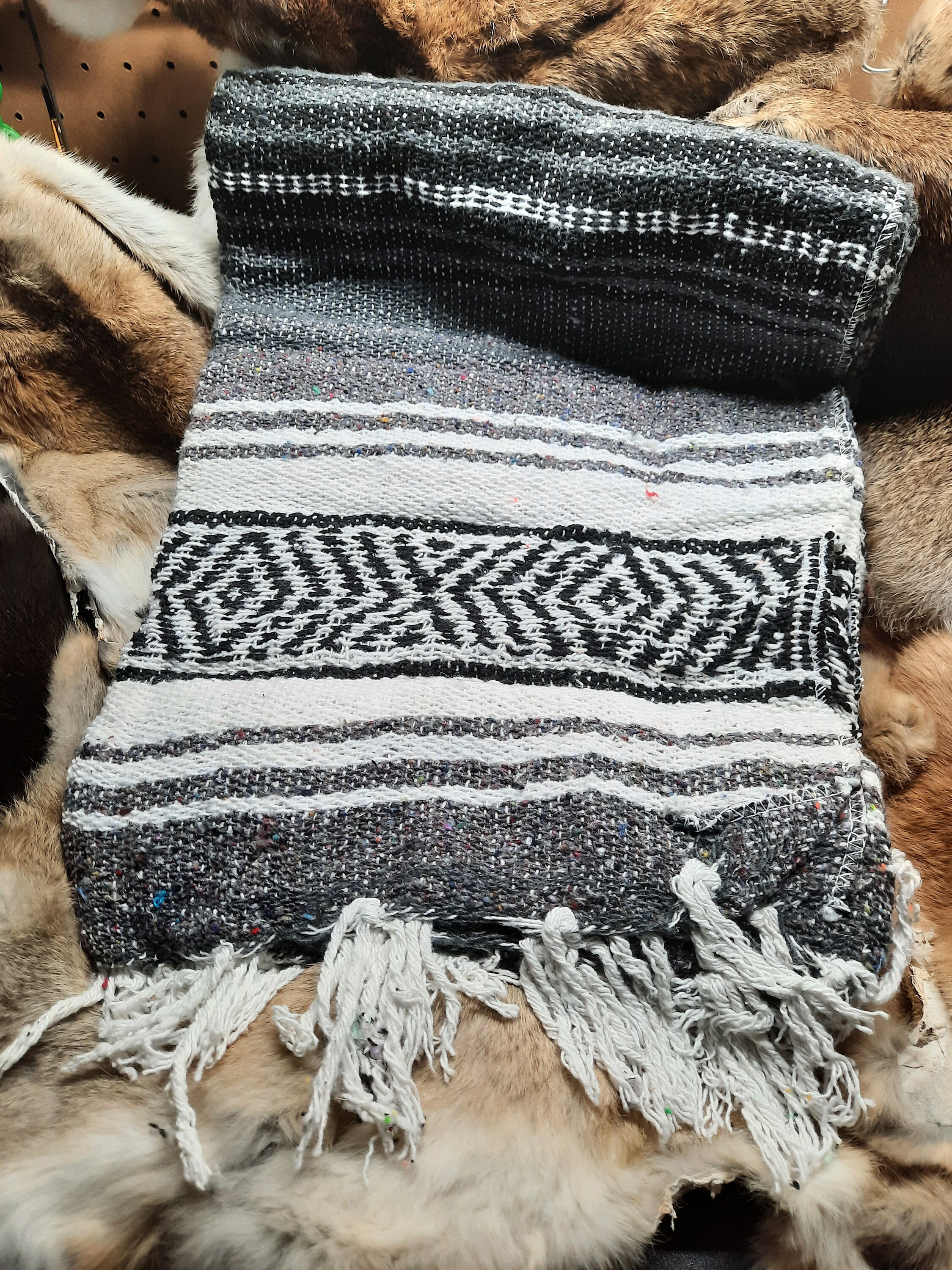 Motorcycle Bedroll Aztec Warrior With Mexican Blanket - Etsy