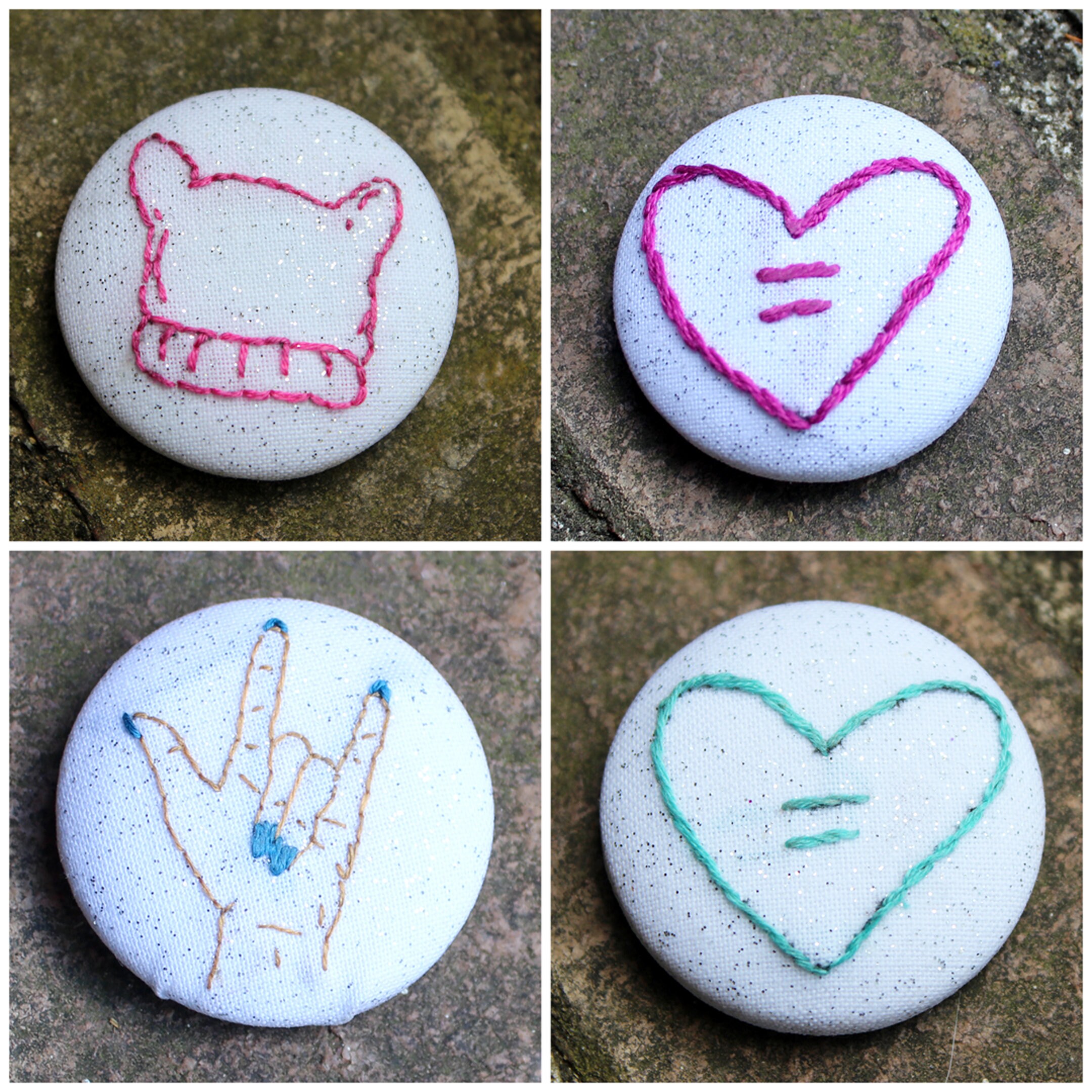 Super Rad 1.5 Inch Buttons Peace, ASL Love, Equal Love, Gender Equality ...