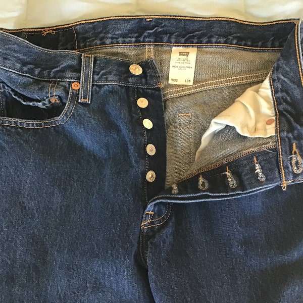501 Button Fly Jeans - Etsy