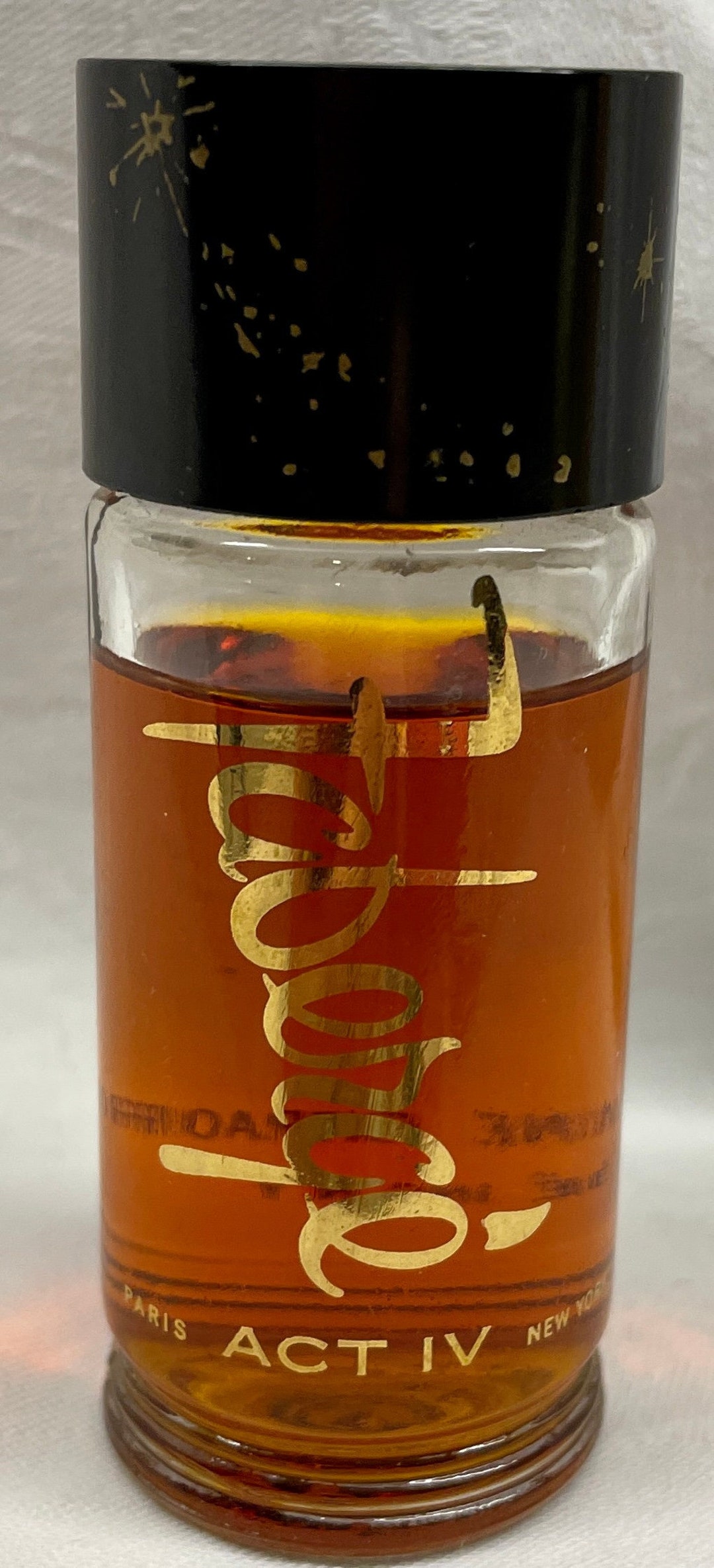 Vintage Faberge Act IV Cologne Extraordinaire 1 Ounce Splash Top Bottle ...