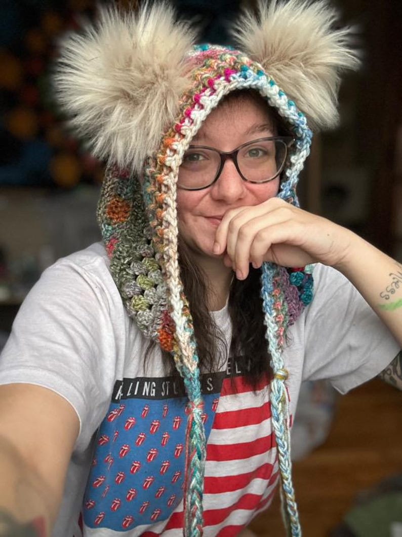 The Wook Hood Crochet Pattern: Rave Festival Accessory (PDF Pattern) - Etsy