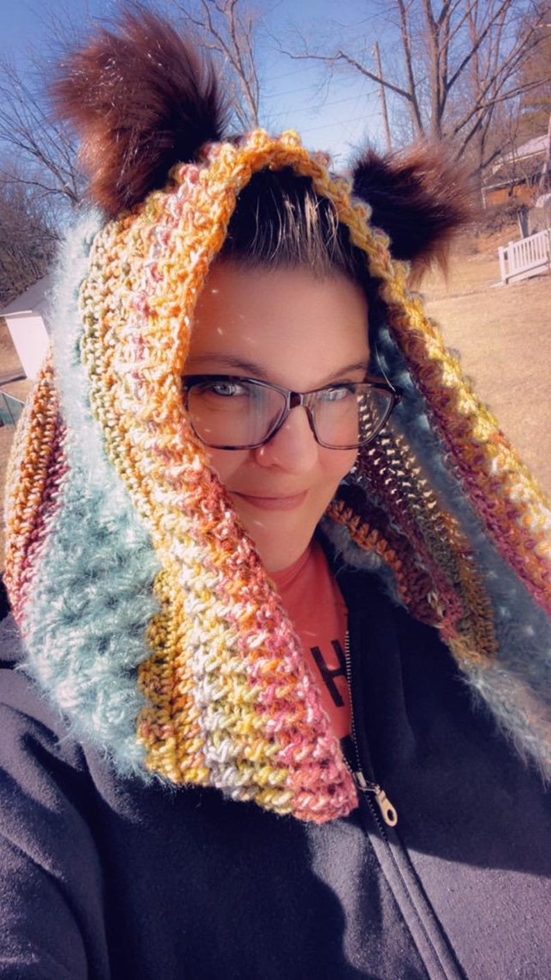 The Wook Hood Crochet Pattern: Rave Festival Accessory (PDF Pattern) - Etsy
