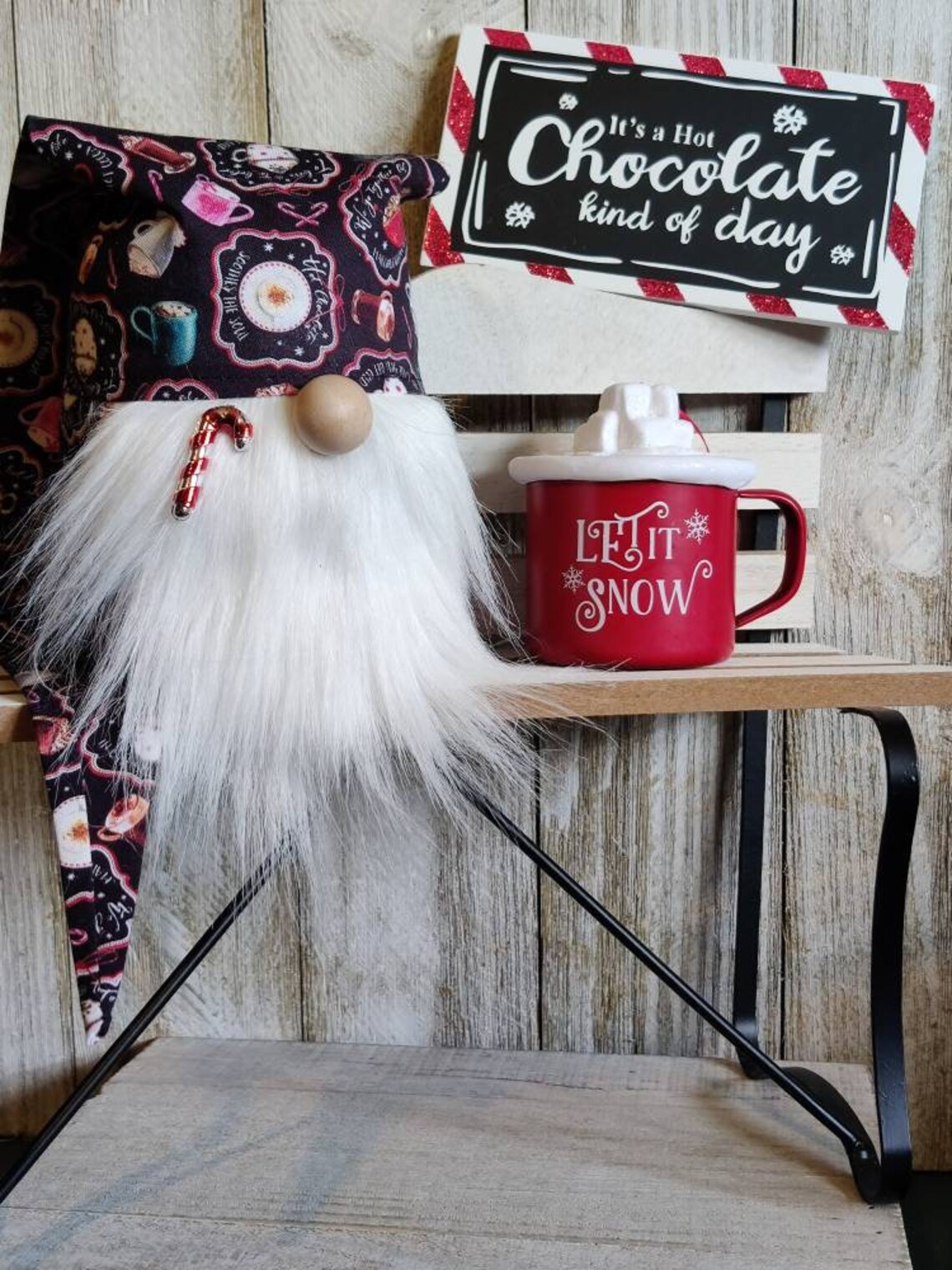 Hot Cocoa Gnome Hot Chocolate Gnome Hot Chocolate Bar Gnome | Etsy