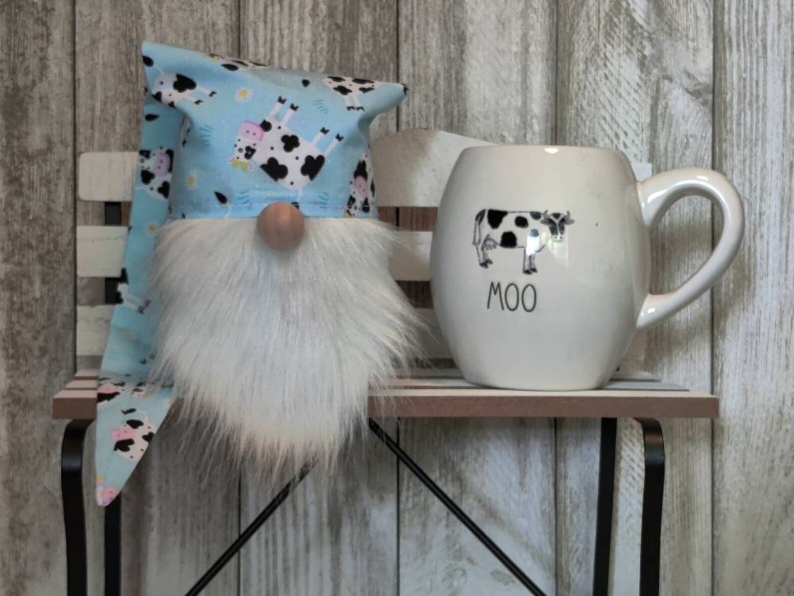 Cow Gnome Farmhouse Gnome Farmhouse Decor Rustic Decor Rae - Etsy