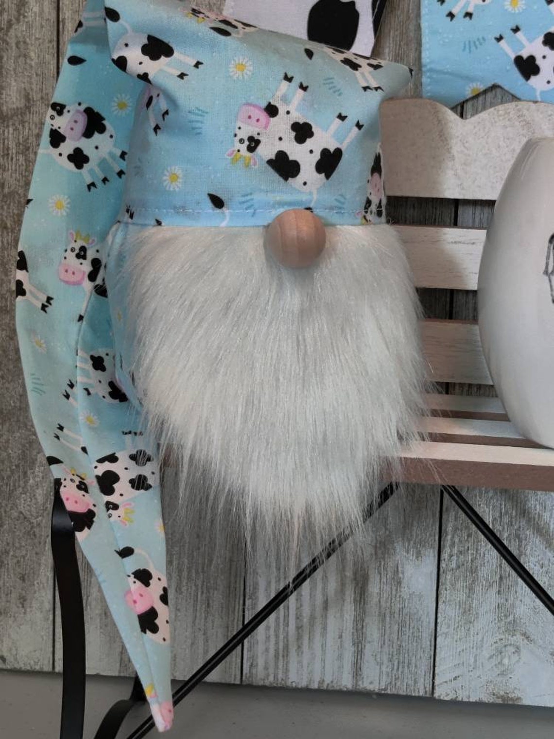 Cow Gnome Farmhouse Gnome Farmhouse Decor Rustic Decor Rae - Etsy