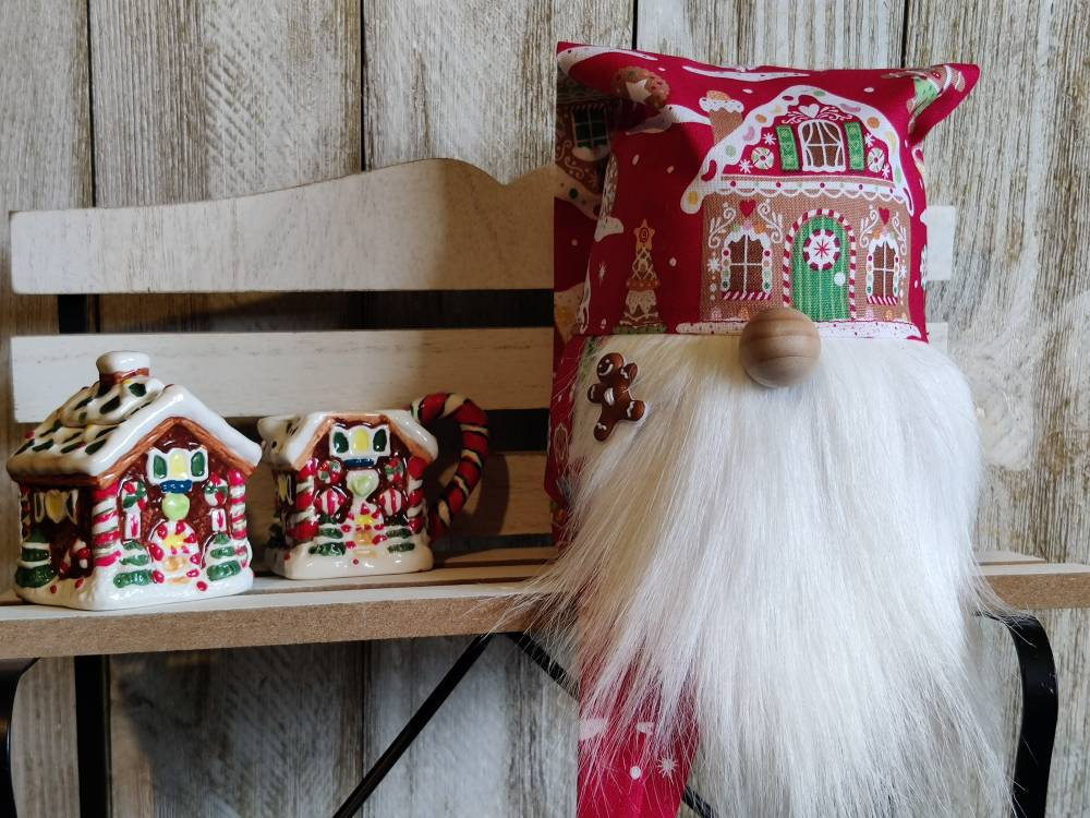 Gingerbread House Gnome Gingerbread Gnome Christmas Gnome - Etsy