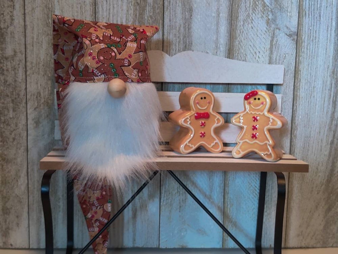 Christmas Gnome Gingerbread Man Gnome Gingerbread Tiered - Etsy