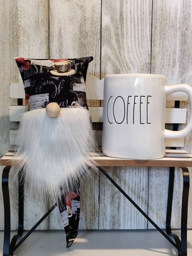 Coffee Gnome Coffee Bar Gnome Coffee Station Gnome Coffee - Etsy