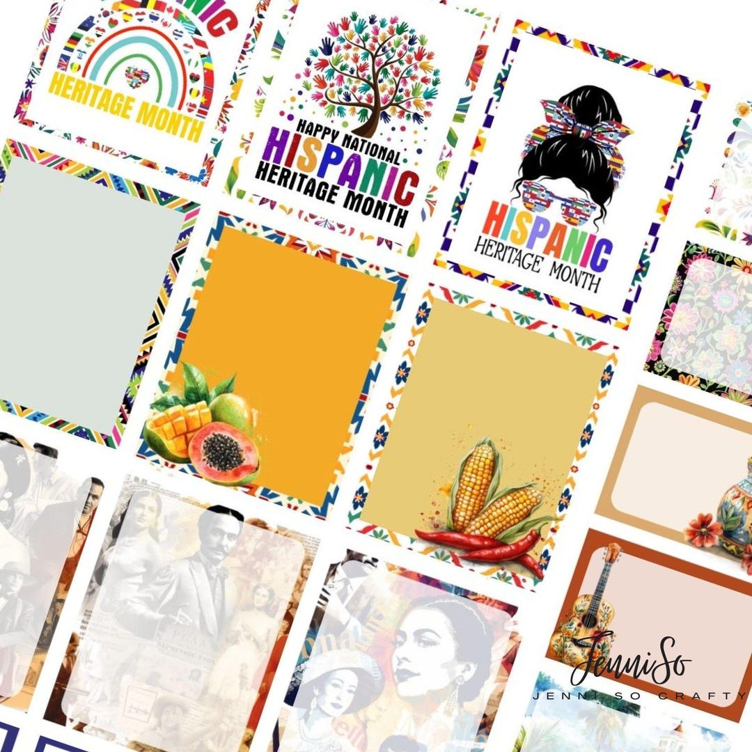 Hispanic Heritage Month Printable Planner Stickers | Pride & Cultural ...