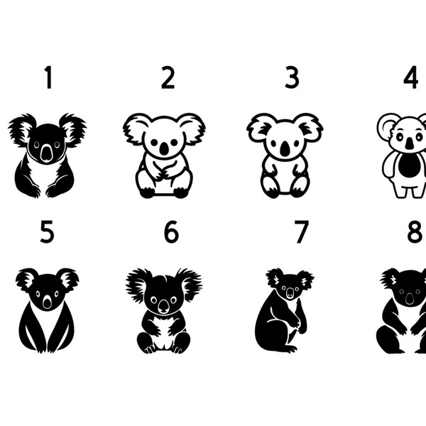 Koala Bear Decal - Etsy