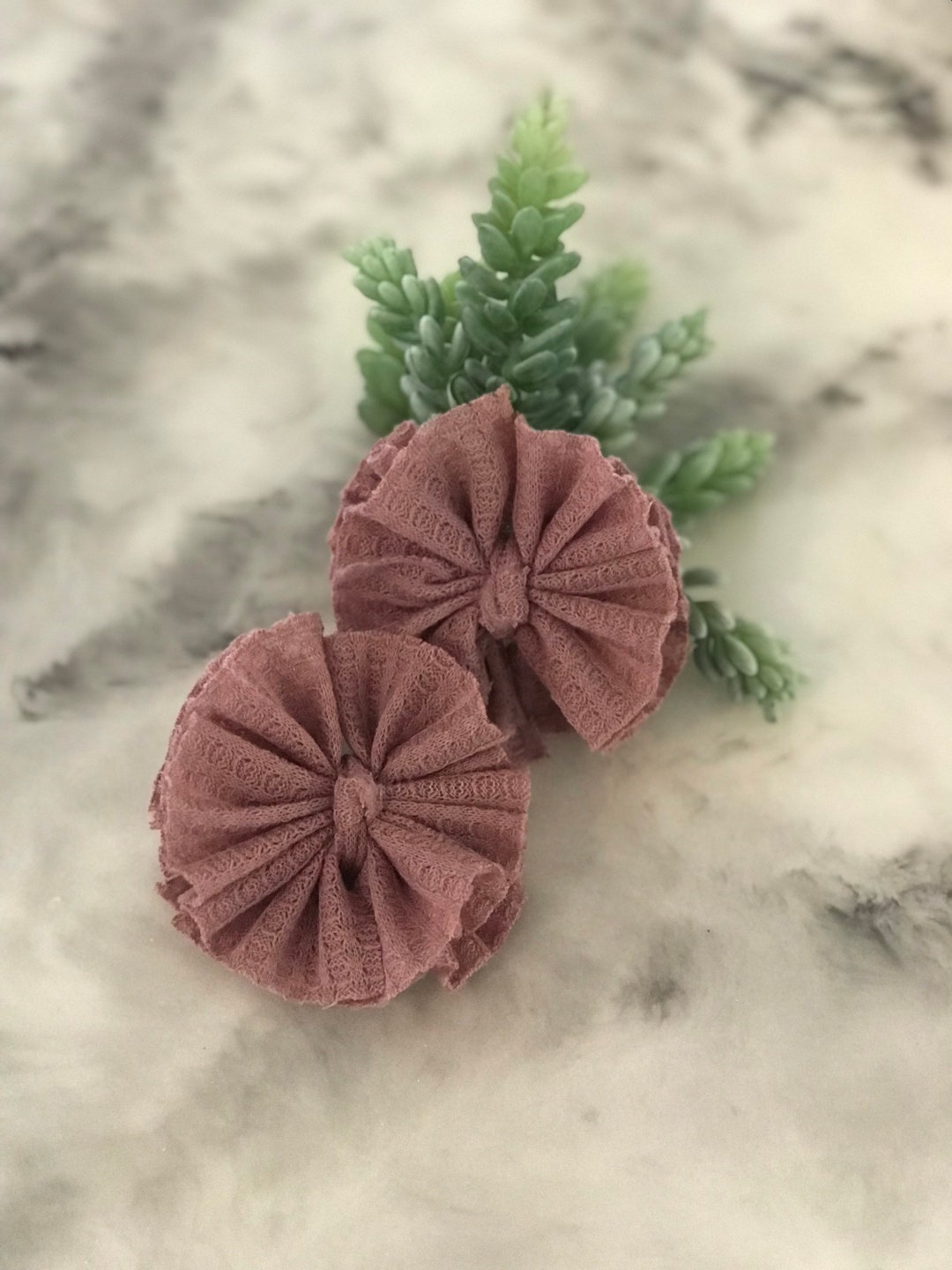 Mauve Shredded Ruffle Piggies, Over the Top Pigtails, Messy Pigtails ...