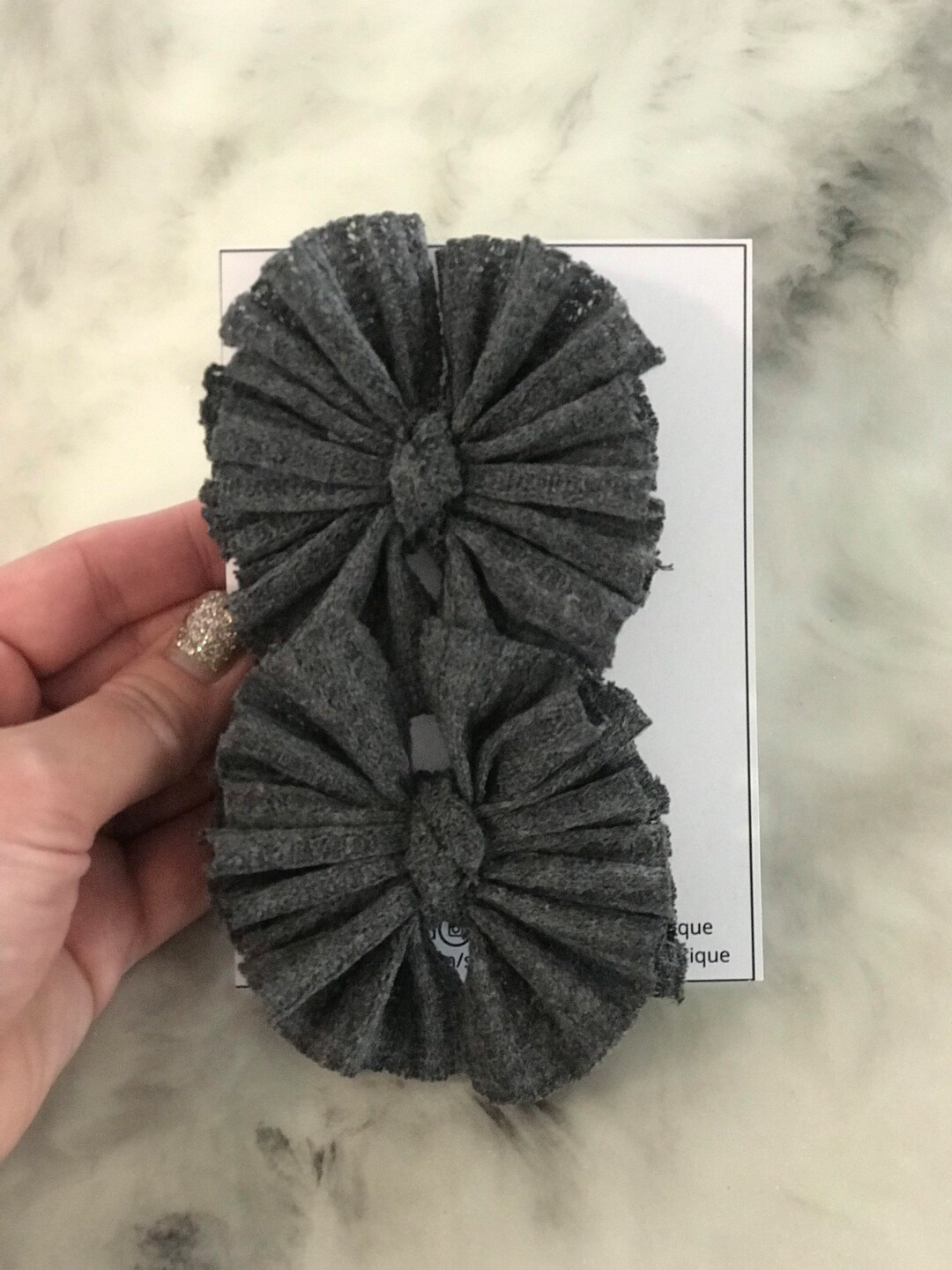 Gray Shredded Ruffle Piggies, Over the Top Pigtails, Messy Pigtails ...