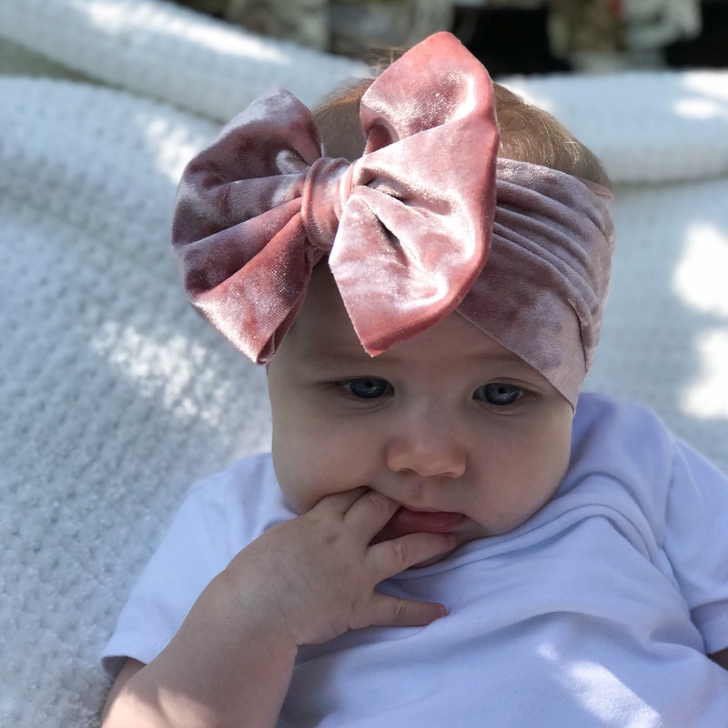 Pink Baby Headband - Etsy