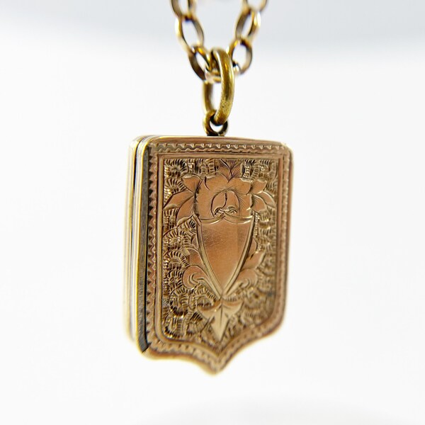 Shield Locket - Etsy