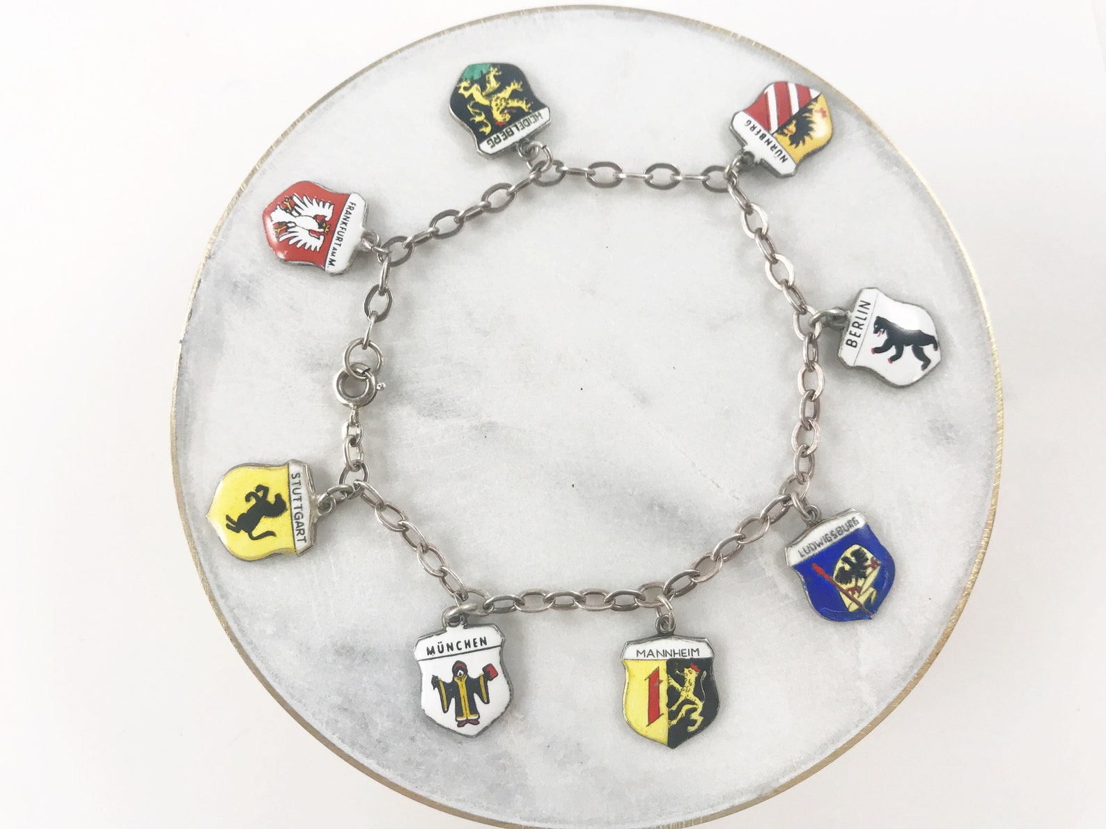 German Charm Bracelet - My Collection of Shield Charms | A German Girl ...