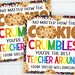 Back to School Cookie Gift Tags, No Matter How the Cookie Crumbles Best ...