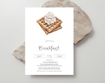 EDITABLE Breakfast Invitation, Staff Employee Appreciation Breakfast ...